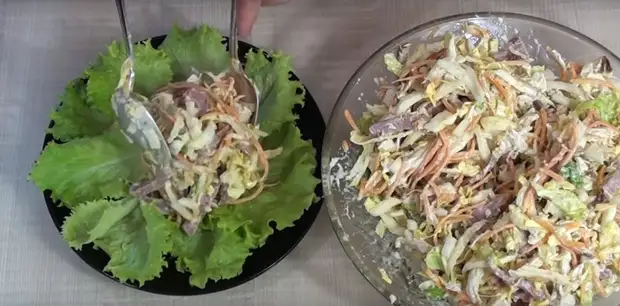 a mais deliciosa salada com cenoura