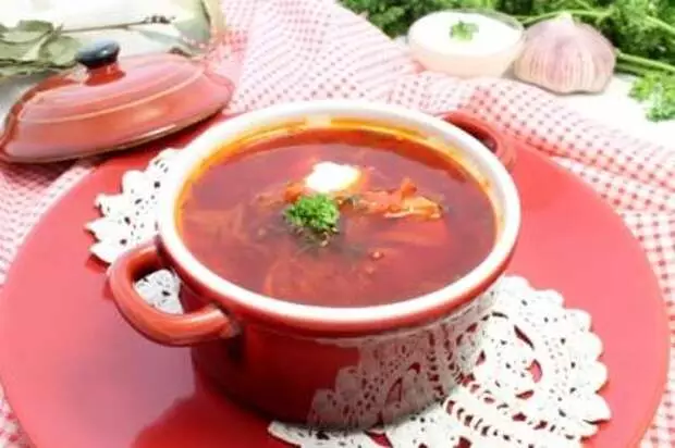 How to cook red borsch