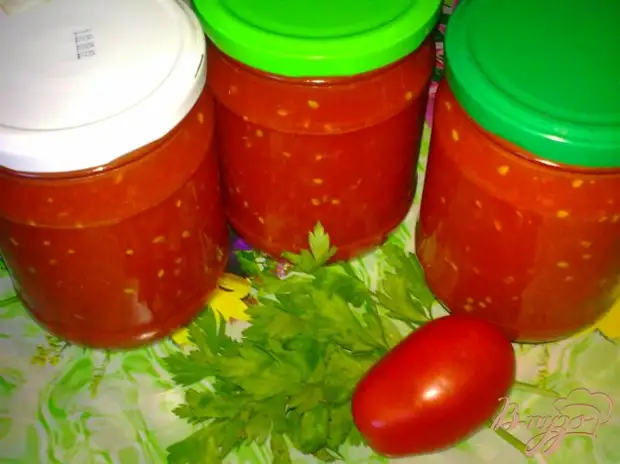 Tomato dressing for the winter