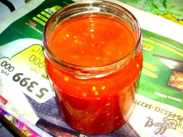 Tomato dressing for the winter