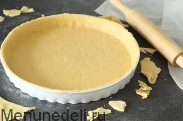 Quiche د ارګولا او بیکن سره