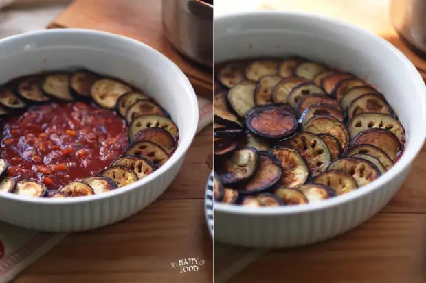 Eggplant gratin