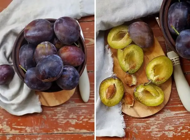 Szárított szilva fokhagymával és fűszerekkel