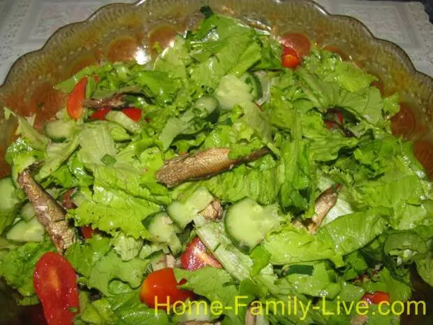 Sprat salade