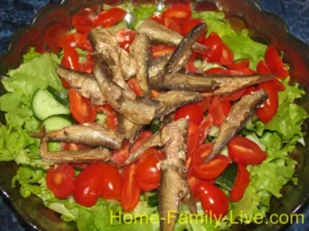 Sprat salade