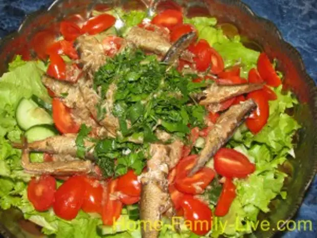 Sprat salade