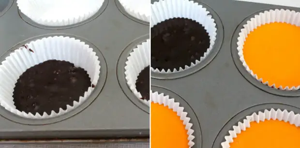 muffins au chocolat et à la citrouille