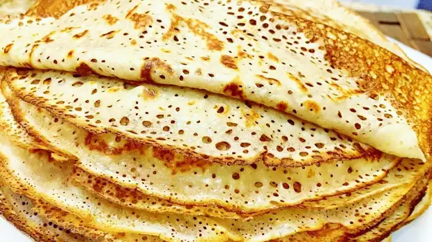 Ayebaye pancakes