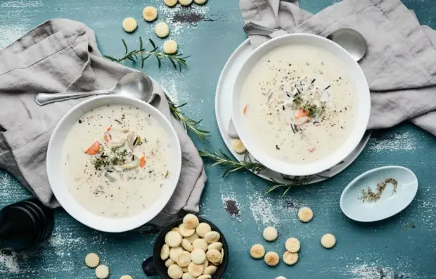 トルコの七面鳥のご飯のスープ