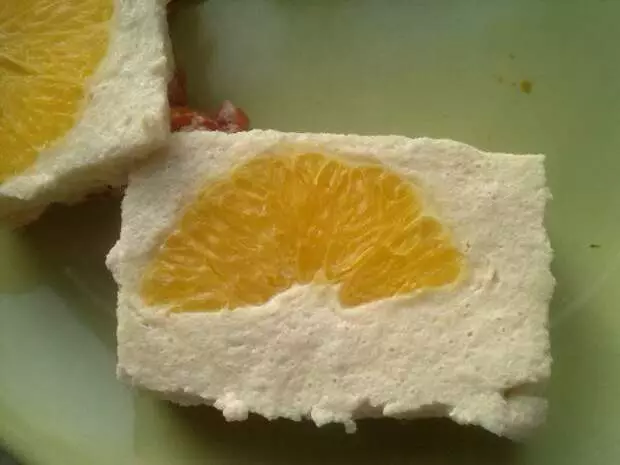 Kodujuustu suflee kuivatatud aprikooside ja apelsiniga!