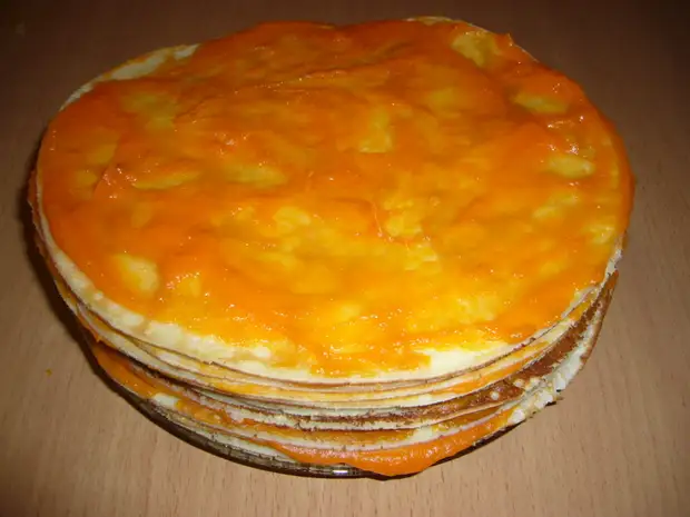 Pancake casserole na ugu