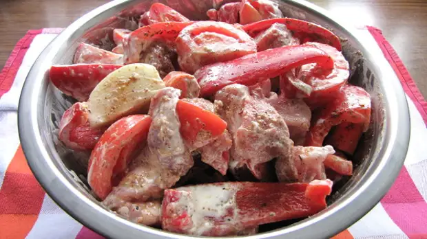 Daging dalam lengan panggang