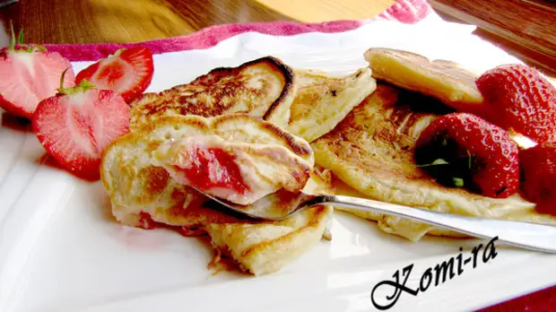 Pancake con fragole