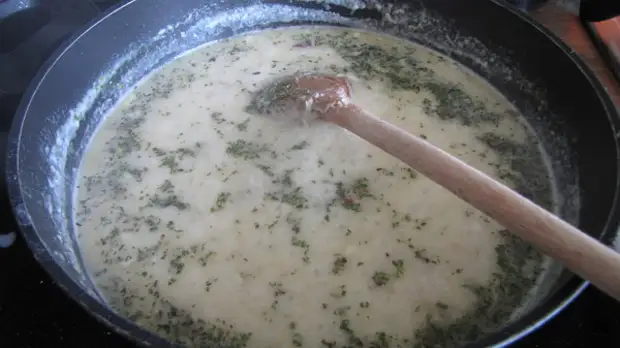 Carne com brócolis, do forno