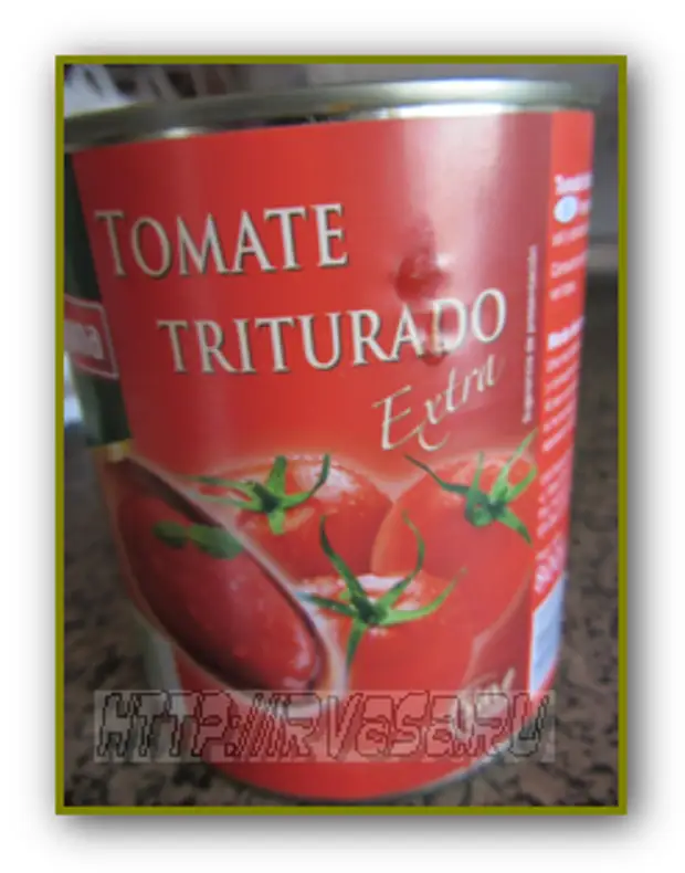 purée de tomates