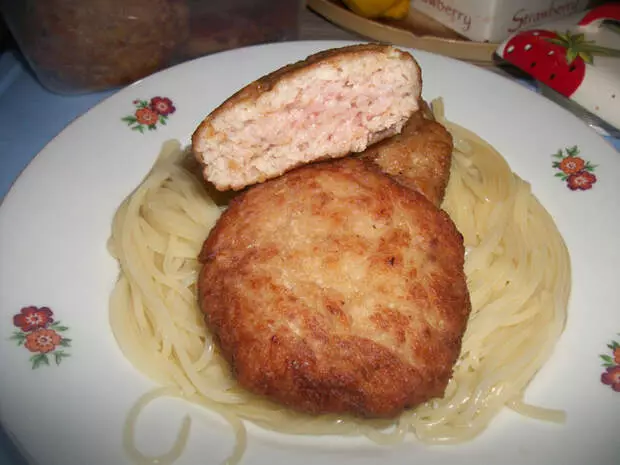 Escalope de volaille hachée !