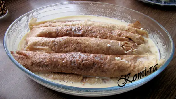 Tepsiya tirşê pancake