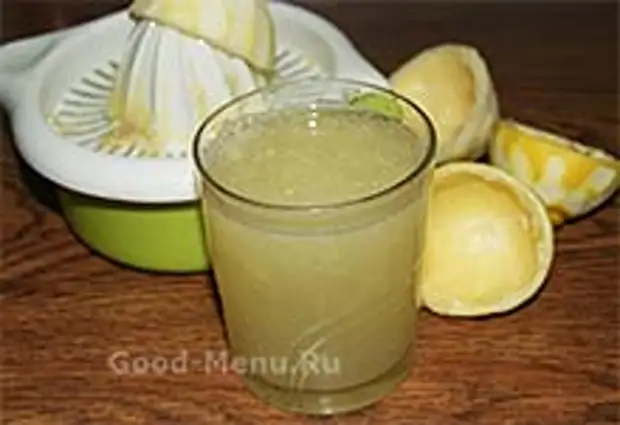 Jugo de limón para kvas