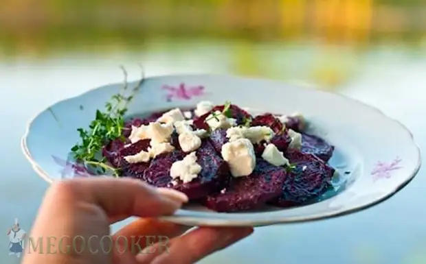 Beetroot grilled miaraka amin'ny recipe feta