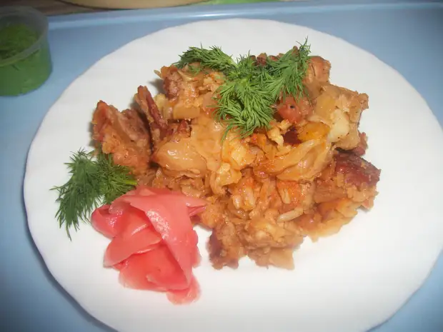 Bigus - Bigos, stewed kabeeji na anụ