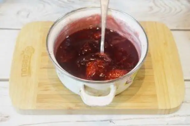 Plum jam na ahụekere - foto nzọụkwụ 5