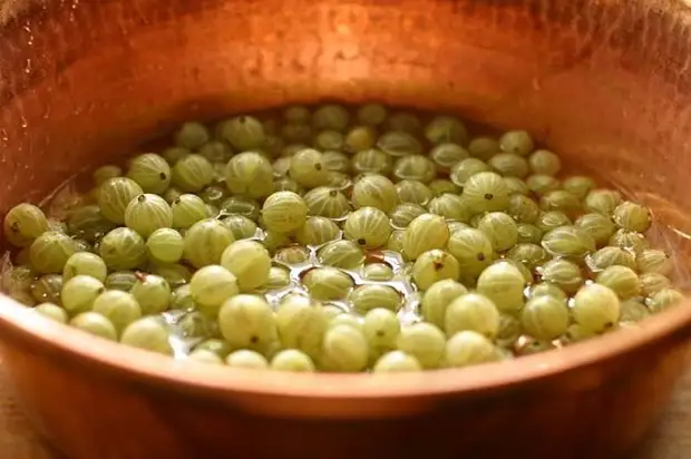 Gooseberry compote 