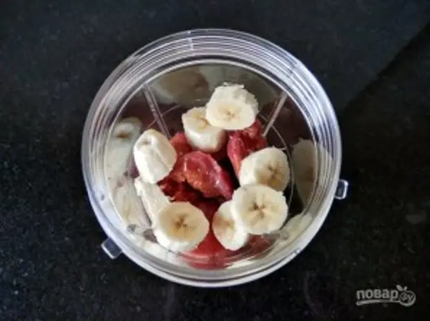 Bananų ir figų kokteilis – 2 nuotraukos žingsnis