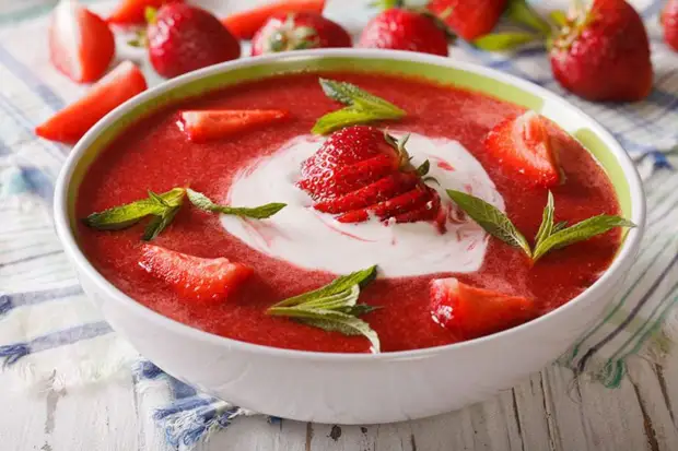 Imagem de Sweet Strawberry Soup Recipe