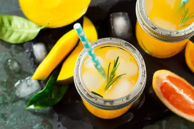 Delwedd o'r Rysáit Lemonâd Grawnffrwyth-Mango