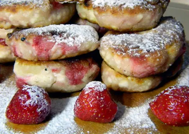 Käsekuchen mit Erdbeeren ohne Eier