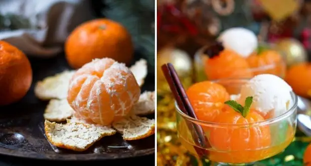 makanan penutup jeruk keprok