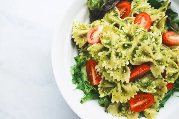 Pasta con queso feta