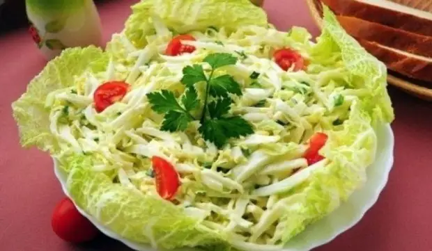 6 salad enak lan lembut karo kubis Cina