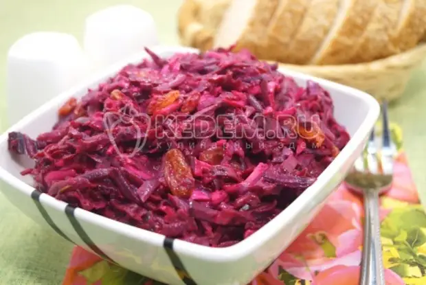 Beetroot salad na galik na mịrị amị