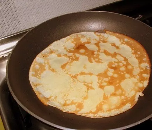 Pancakes aus enger Fläsch