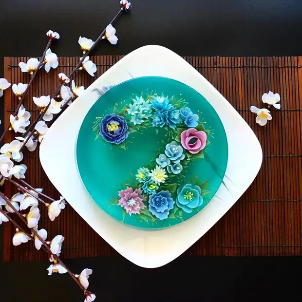 Jelly 3D pastelak - sukaldaritzako joera berria