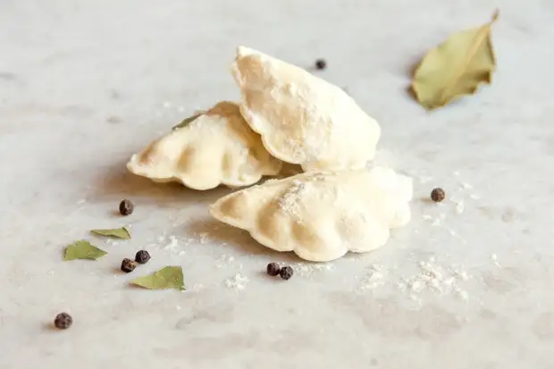 fylling fyrir dumplings með kartöflum og sveppum