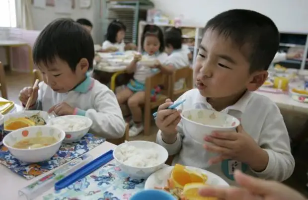 La comida en la educación japonesa