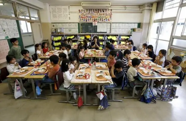 La comida en la educación japonesa