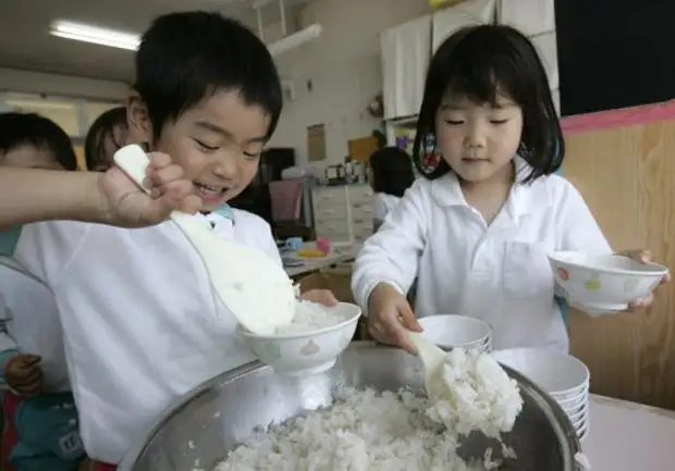 La comida en la educación japonesa