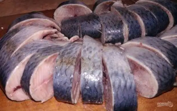 Ikan kaleng herring buatan sendiri - langkah foto 2